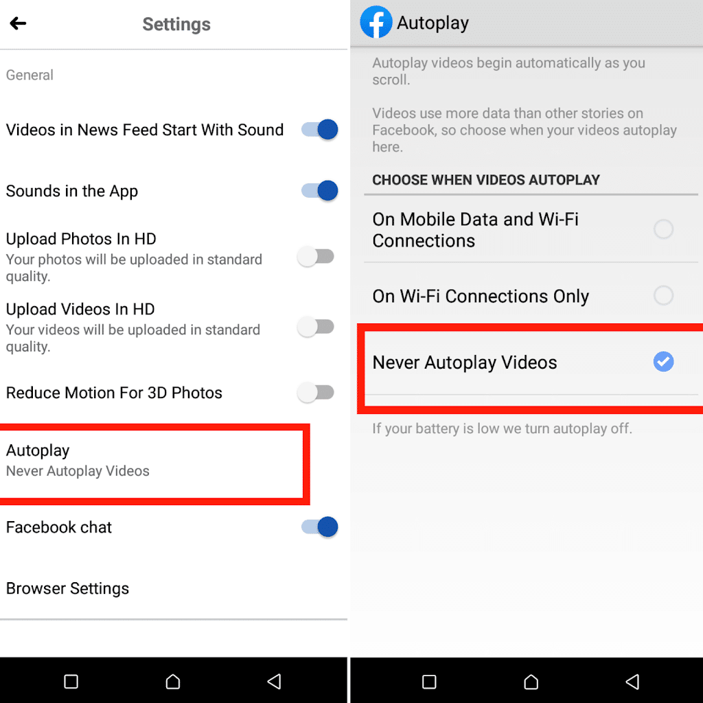 How to Stop Video Autoplay on Facebook - Tech Afresh