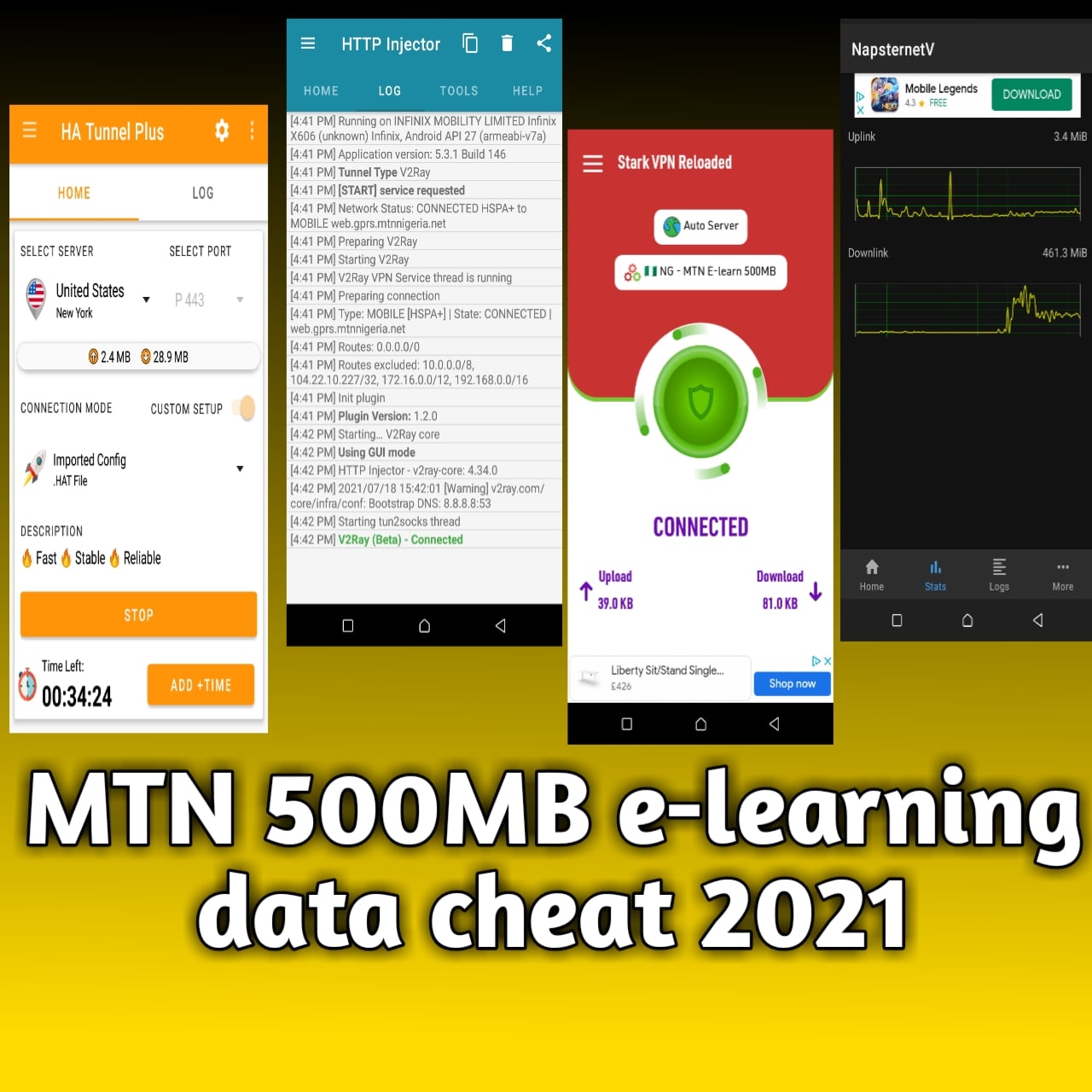 MTN e-Learning 500MB data Cheat for Free Browsing 2025 - Tech Afresh