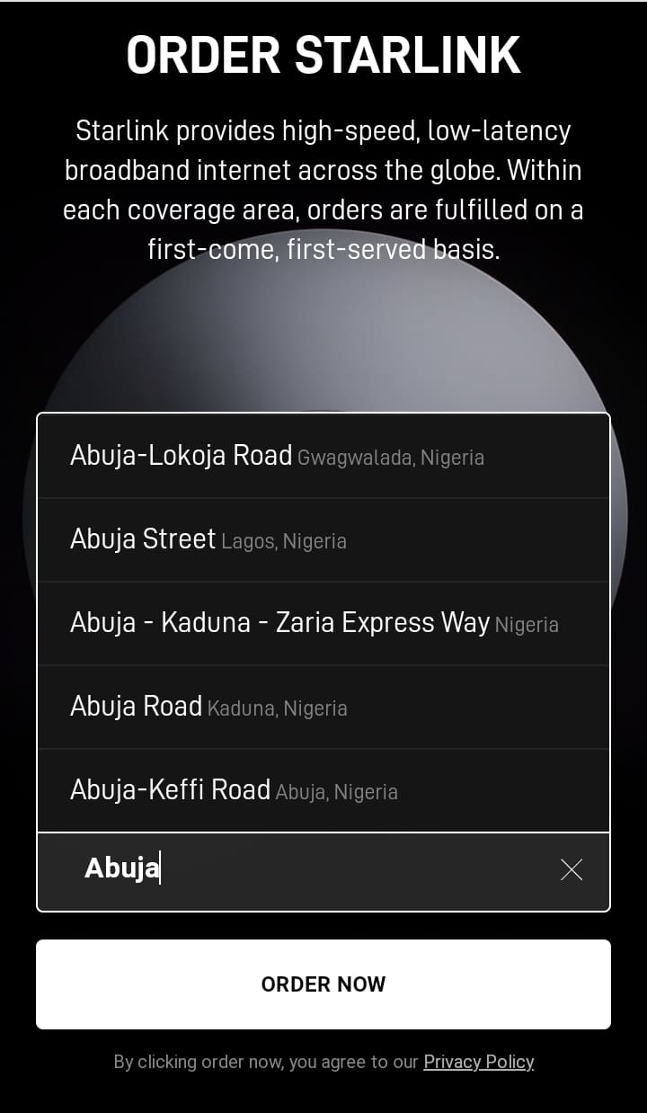 SpaceX's Starlink Internet Price in Nigeria and Service Ordering - Tech ...