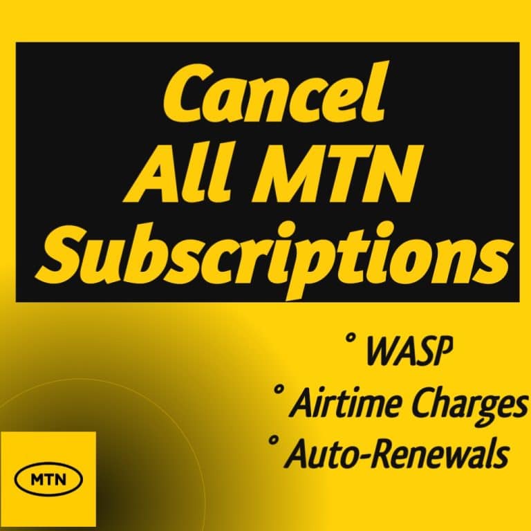 3 Ways to Cancel Subscriptions on MTN [All Unwanted Services] - Tech Afresh
