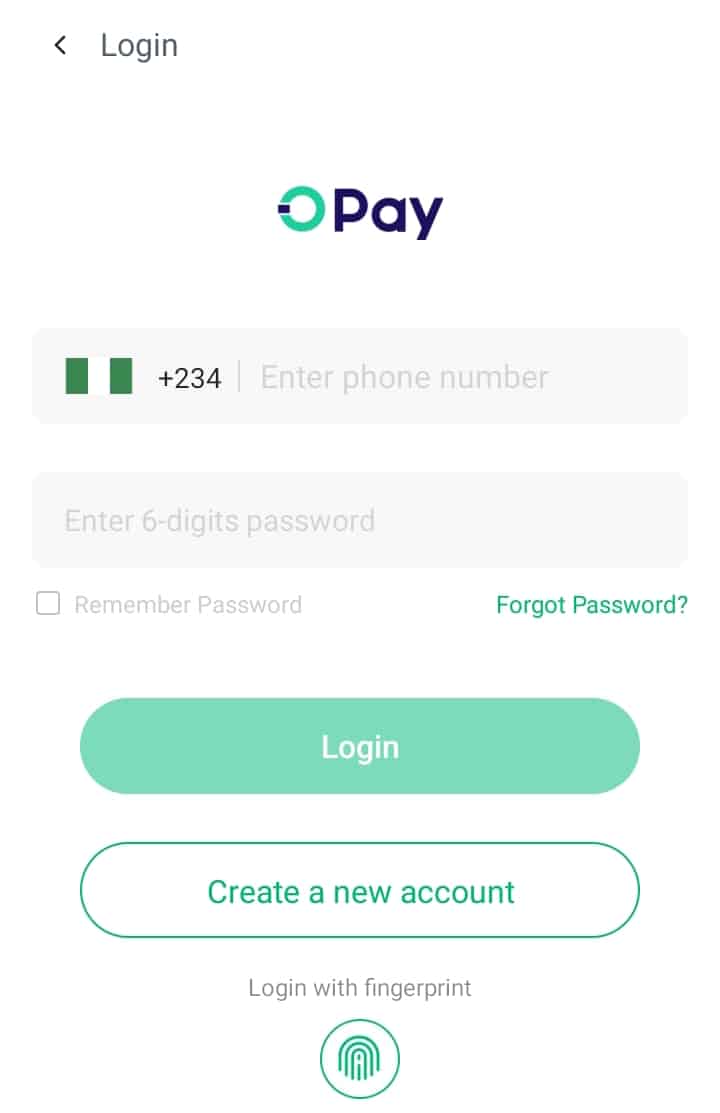 How to Login to Opay With Phone Number, Email, & PIN - SOLVED - Tech Afresh